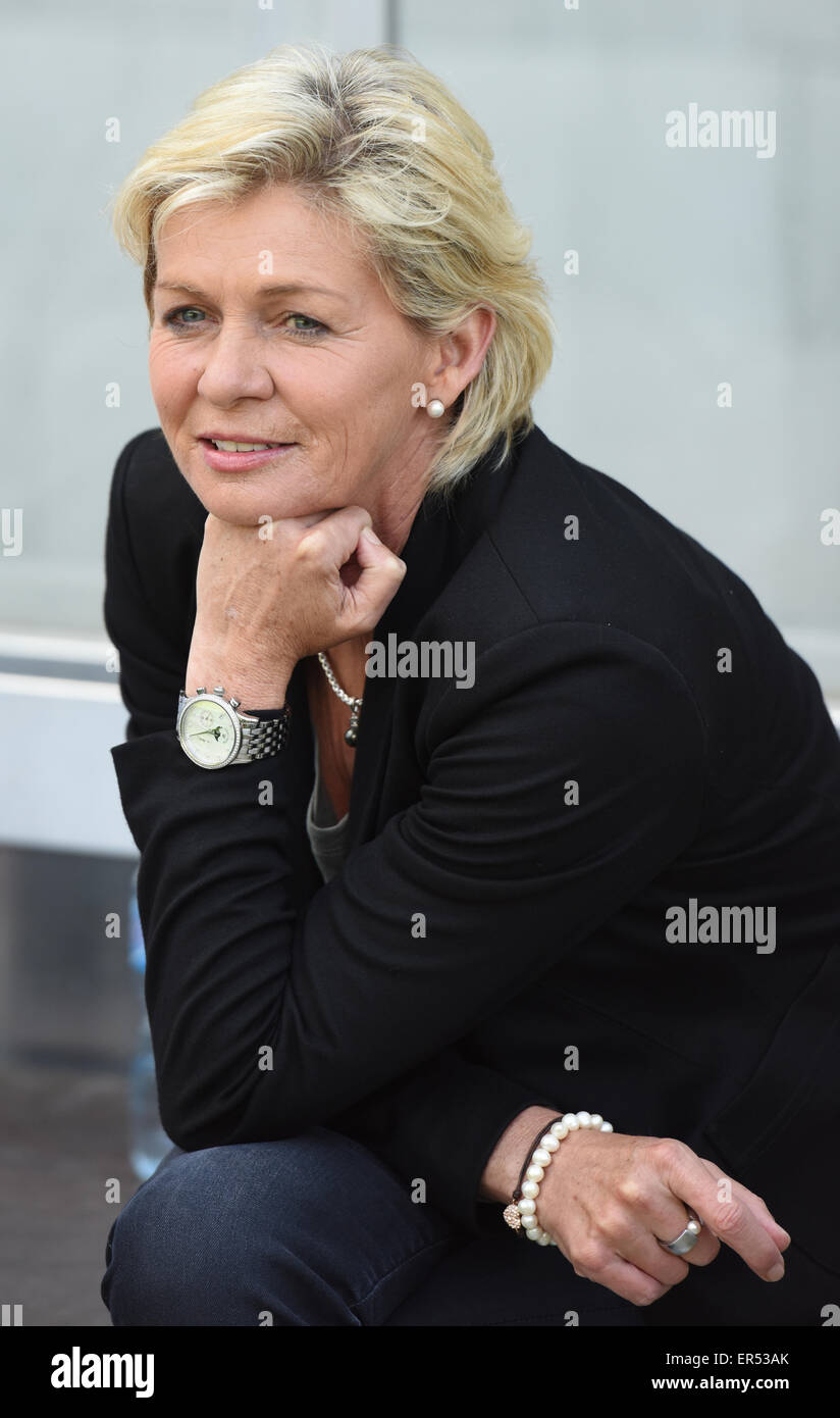 Baden, Switzerland. 27th May, 2015. German's Headcoach Silvia Neid ...