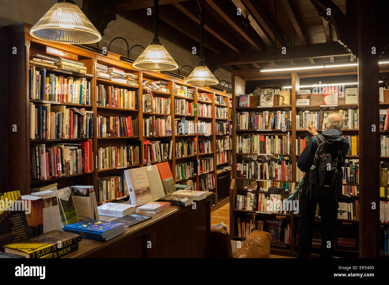 Richard booths bookshop cafe hi-res stock photography and images - Alamy