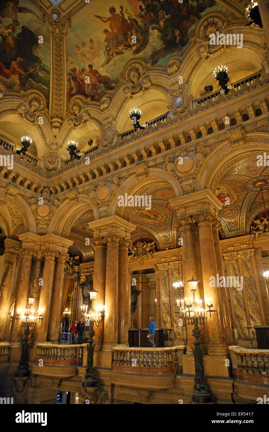 Inside the Paris Opera House Palais Garnier Stock Photo - Alamy