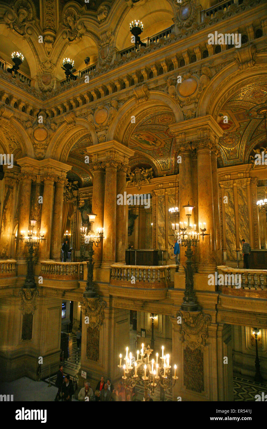 Inside the Paris Opera House Palais Garnier Stock Photo - Alamy