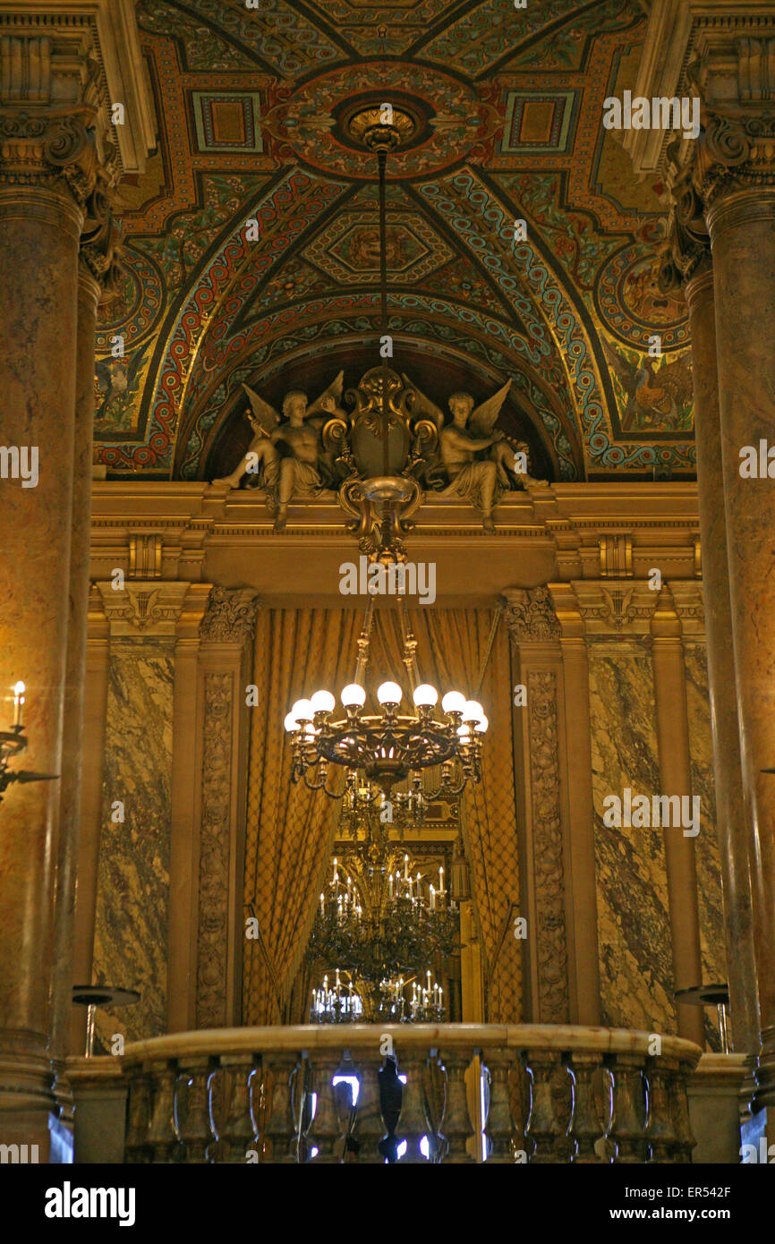 Inside the Paris Opera House Palais Garnier Stock Photo - Alamy