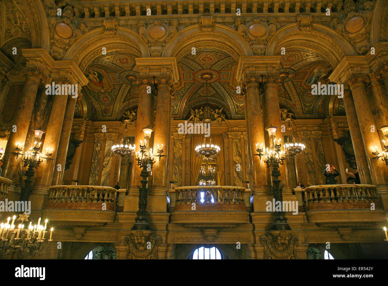 Inside the Paris Opera House Palais Garnier Stock Photo - Alamy