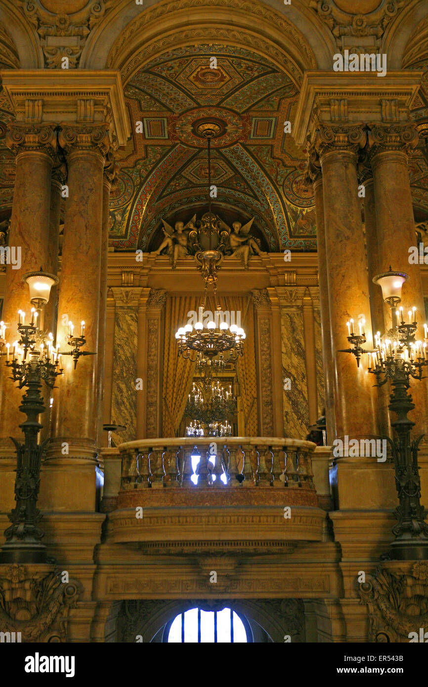 Inside the Paris Opera House Palais Garnier Stock Photo - Alamy