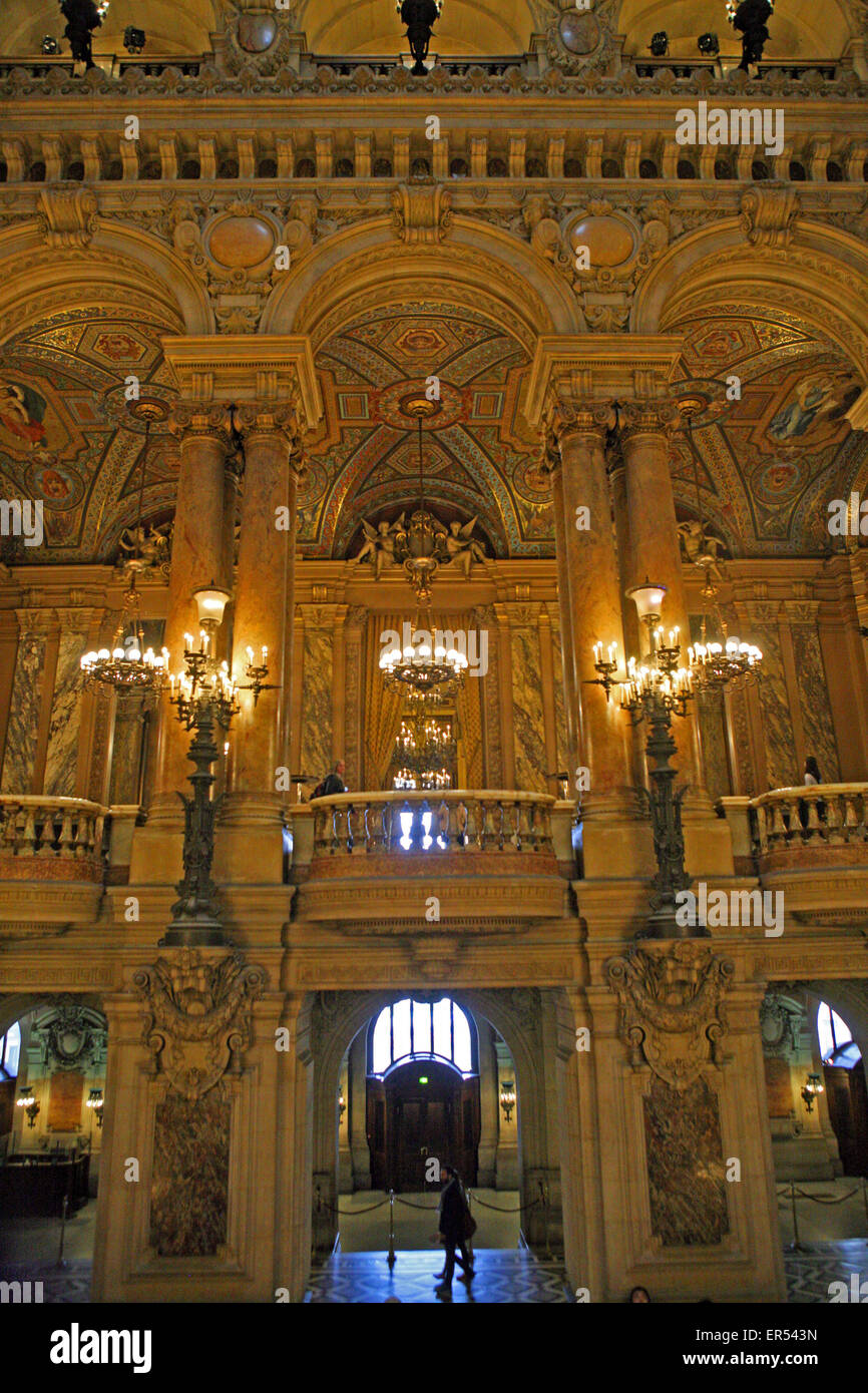 Inside the Paris Opera House Palais Garnier Stock Photo - Alamy