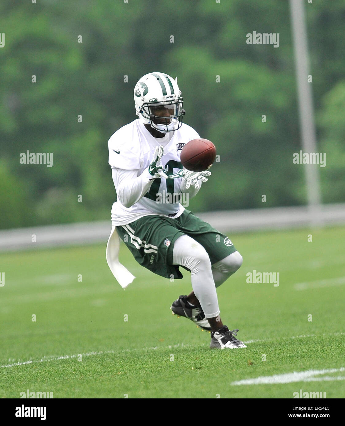 Florham Park, New Jersey, USA. 27th May, 2015. New York Jets' wide ...