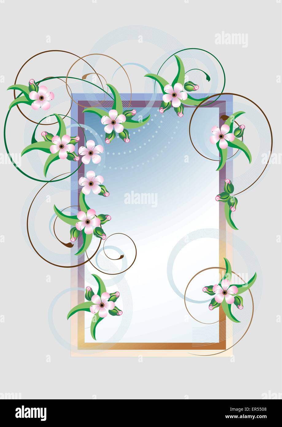 Peach blossom petals Stock Vector Images - Alamy
