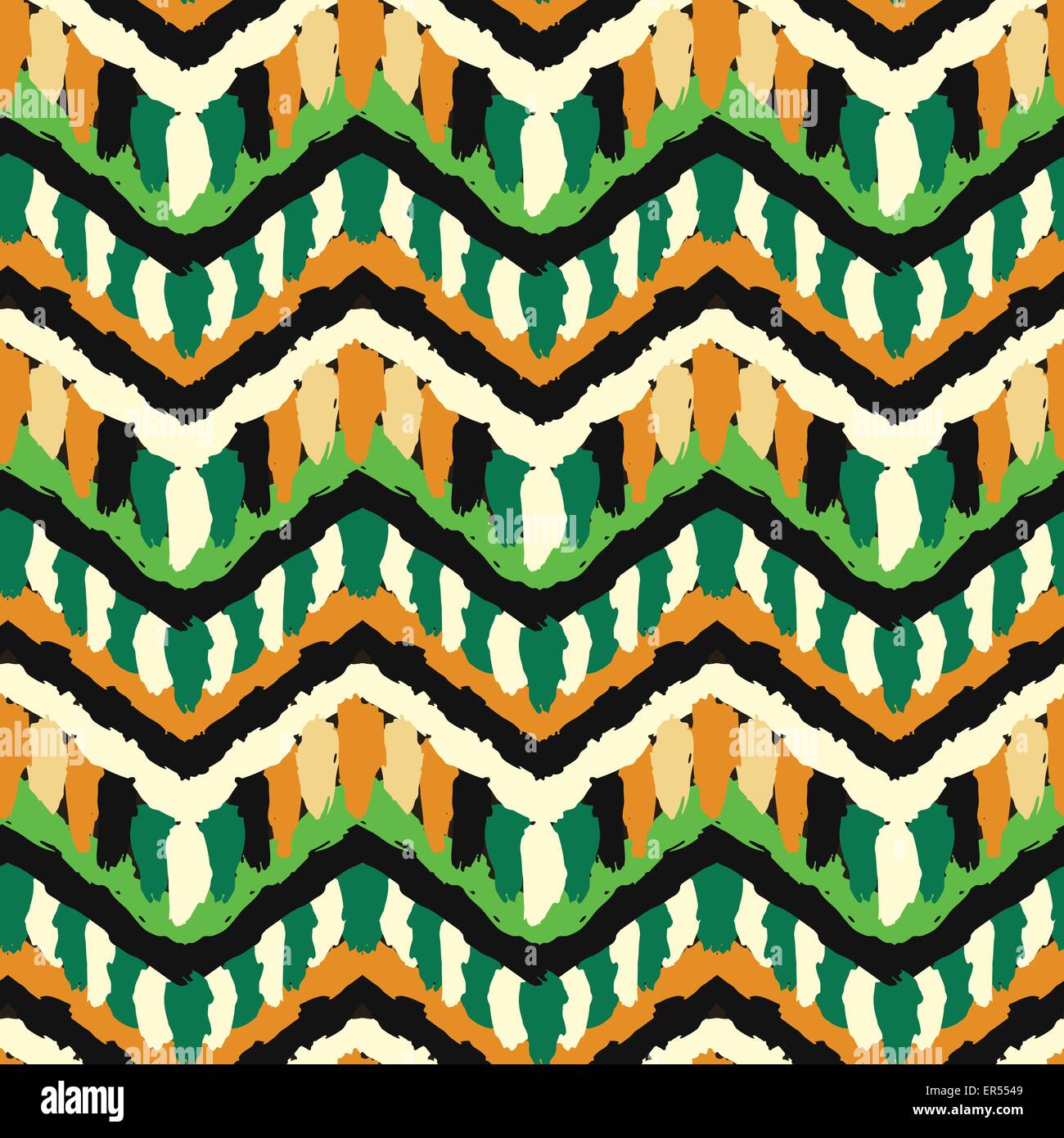 Green and Orange Hippie Pattern Stock Vector Image & Art - Alamy