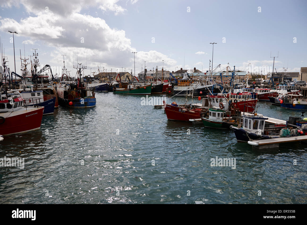 Kilkeel fishing harbour county down northern ireland Stock Photo - Alamy