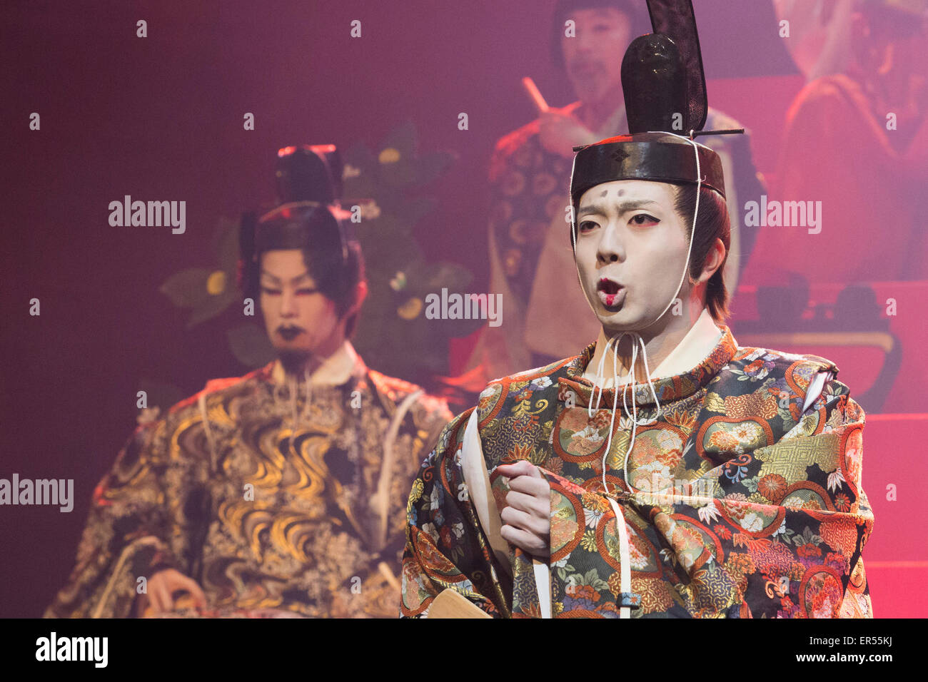 L-R: Genki Hori as Lucianus and Kazuaki Takeda as Player King. The ...