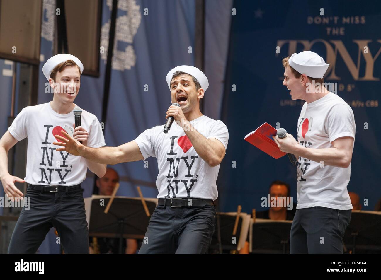 New York, NY, USA. 27th May, 2015. Cory Lingner, Tony Yazbeck, Jay ...