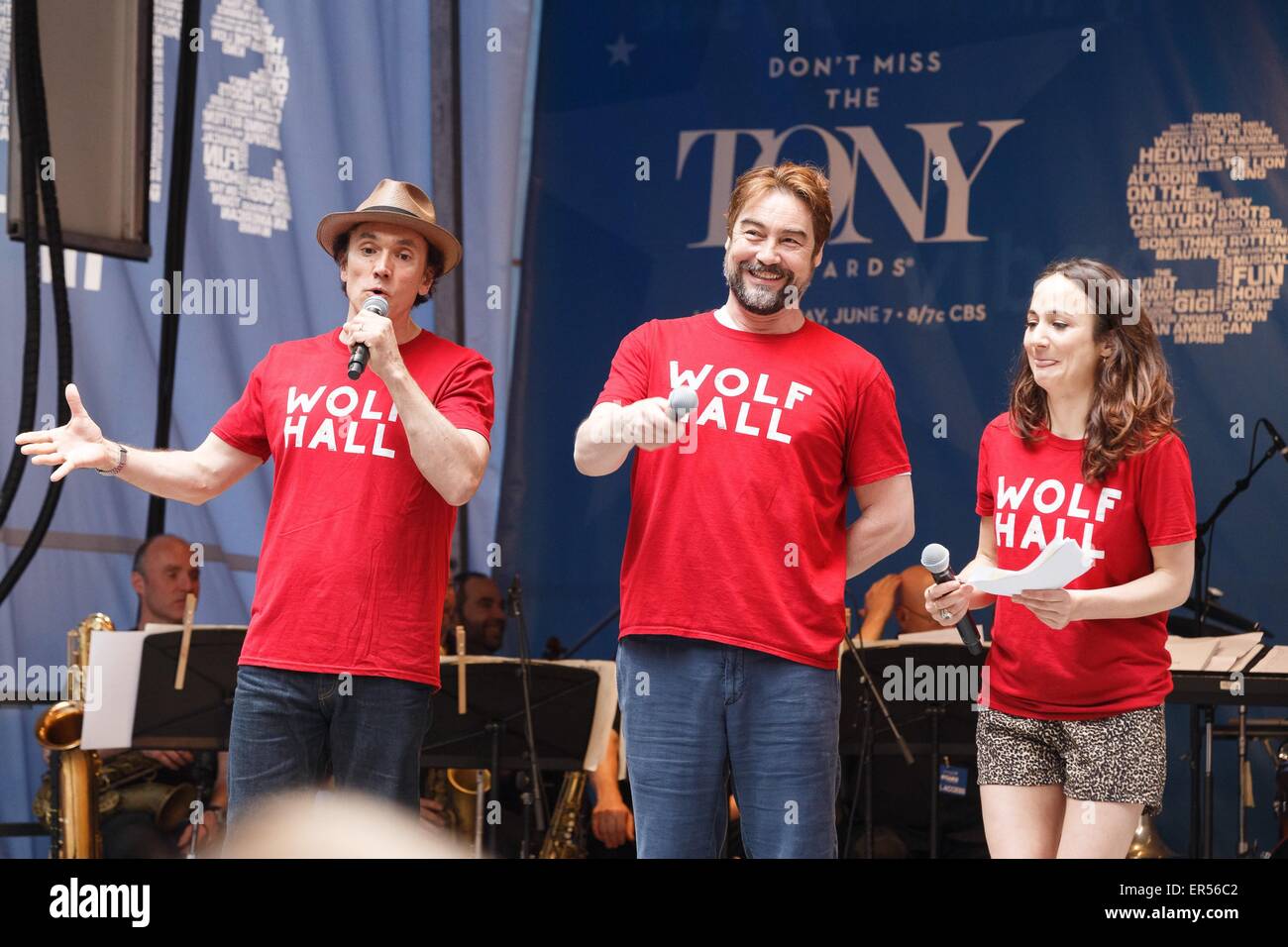 New York, NY, USA. 27th May, 2015. Ben Miles, Nathaniel Parker, Lydia ...