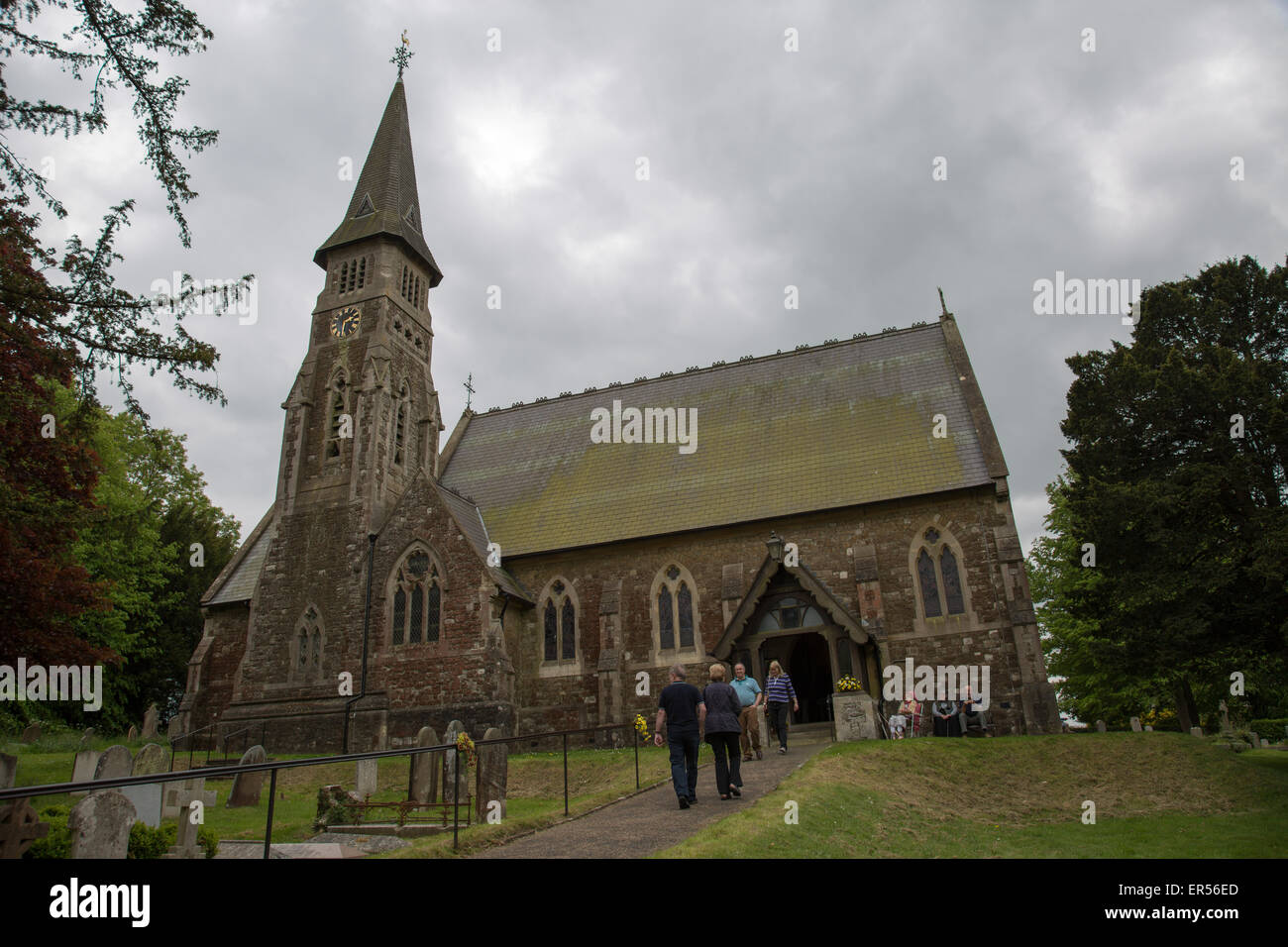 St Mary's Church Ide Hill Kent England Stock Photo - Alamy