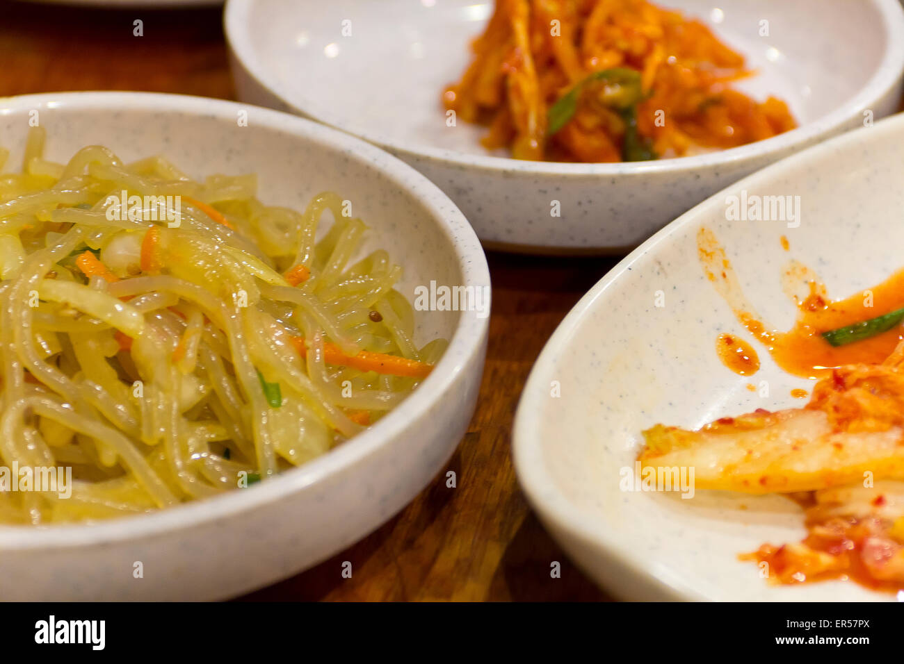 Jap chae, Chapchae, authentic Korean glass noodles Stock Photo - Alamy