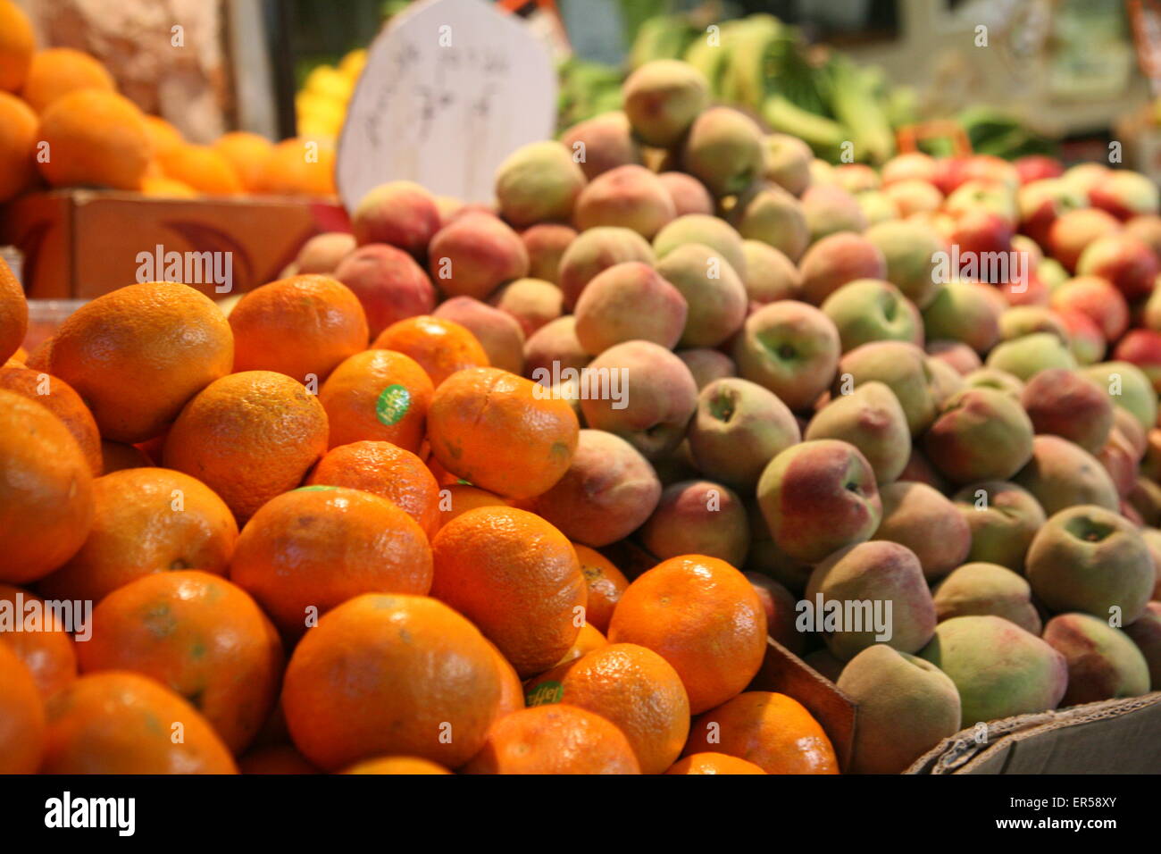 Fruit Market, Ben Yehuda St, Jewish Quarter, Jerusalem, Israel Stock ...