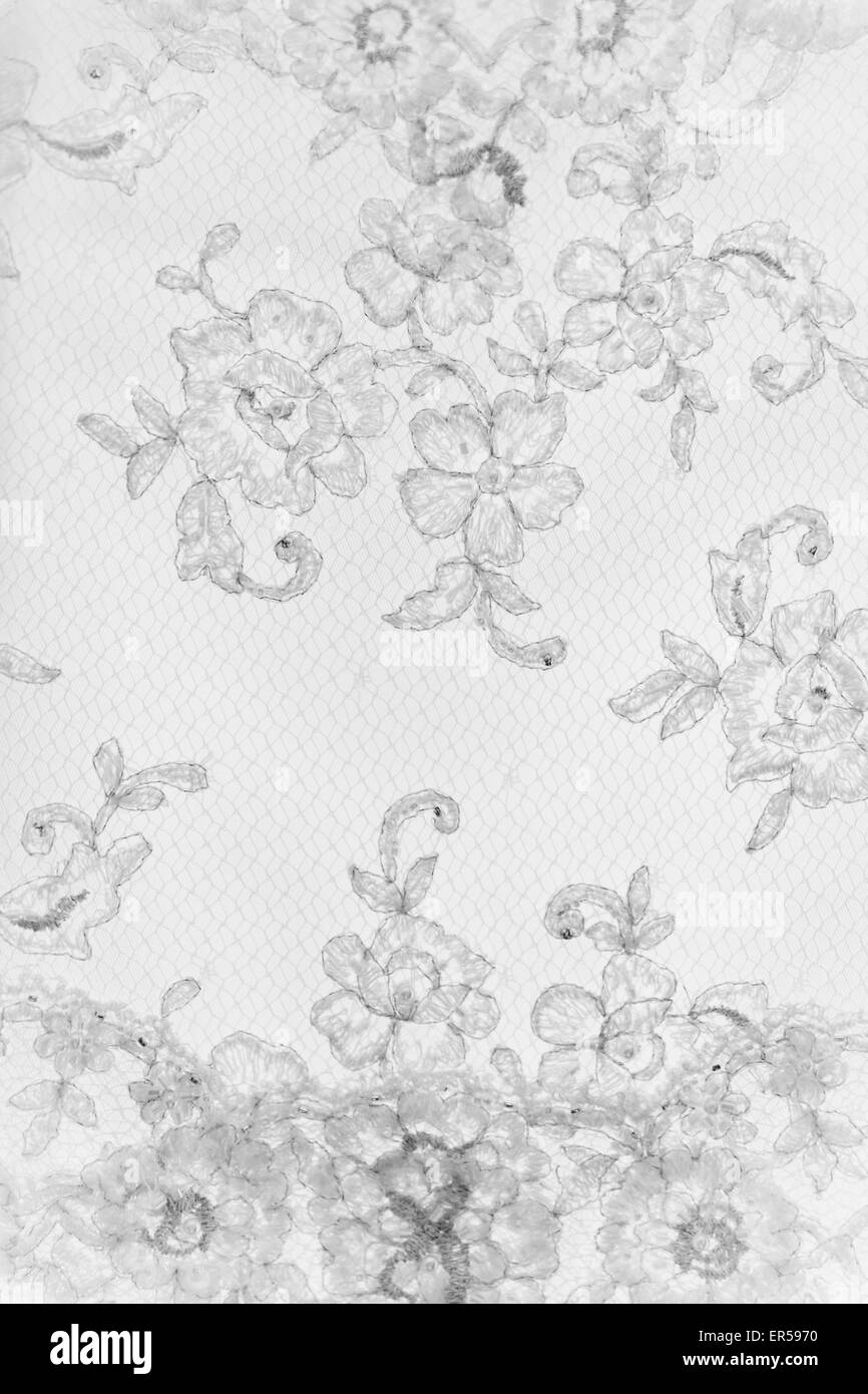 White lace detail hi-res stock photography and images - Alamy