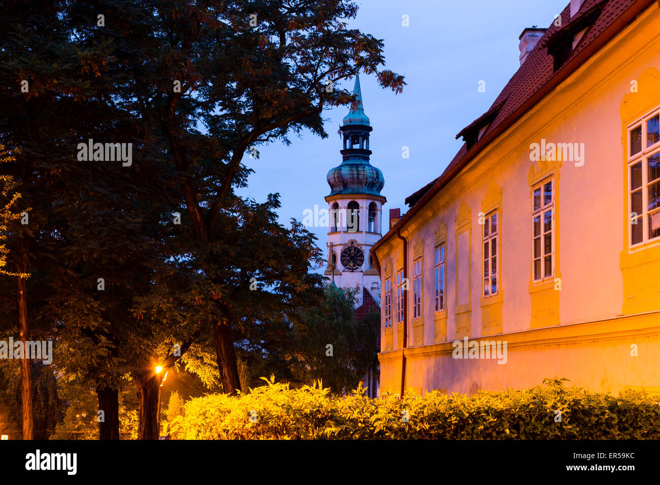 Streets and buildings of Mala Strana quarter in Prague Stock Photo - Alamy