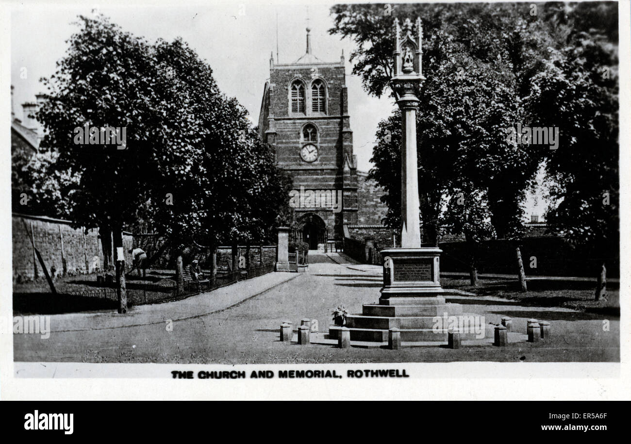 Holy Trinity Church & Memorial, Rothwell, Leeds, Yorkshire, England ...