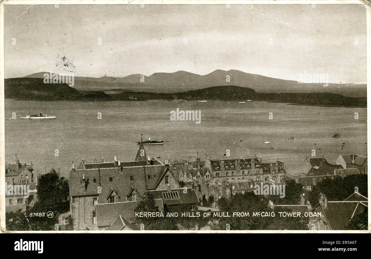 The Town, Oban, Argyllshire Stock Photo - Alamy