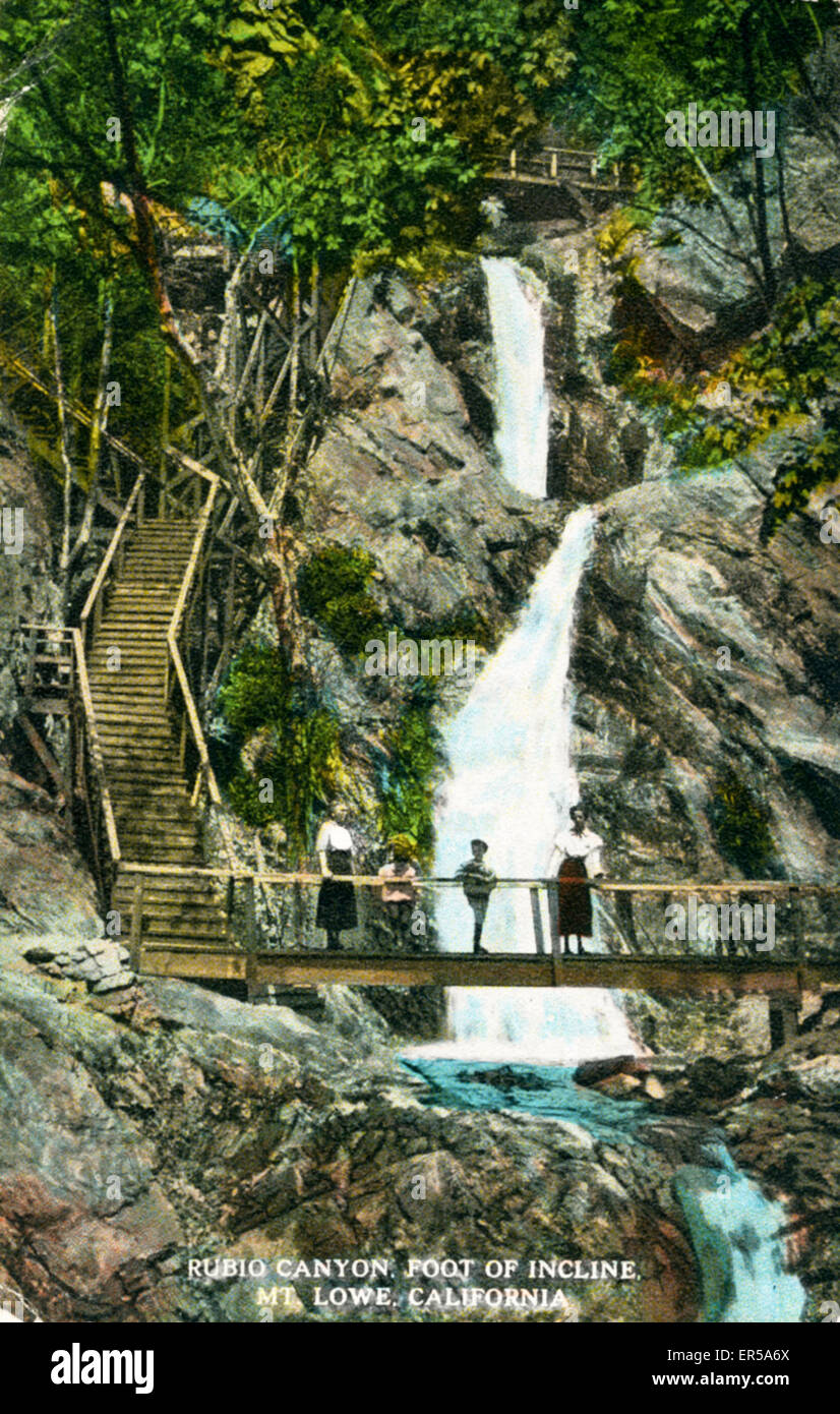 Rubio Canyon, Mount Lowe, California Stock Photo - Alamy