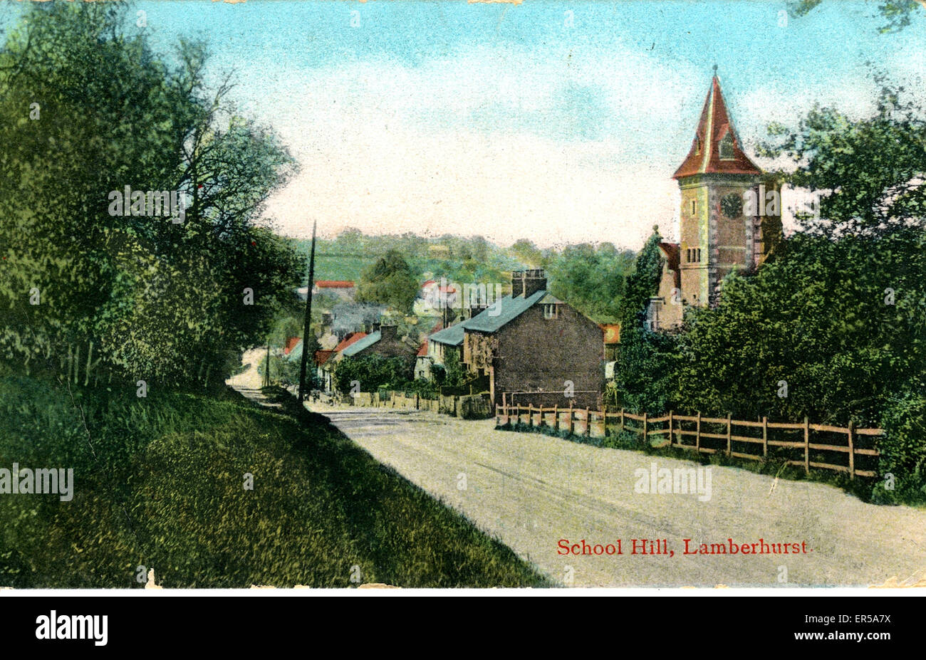 School Hill, Lamberhurst, Kent Stock Photo - Alamy