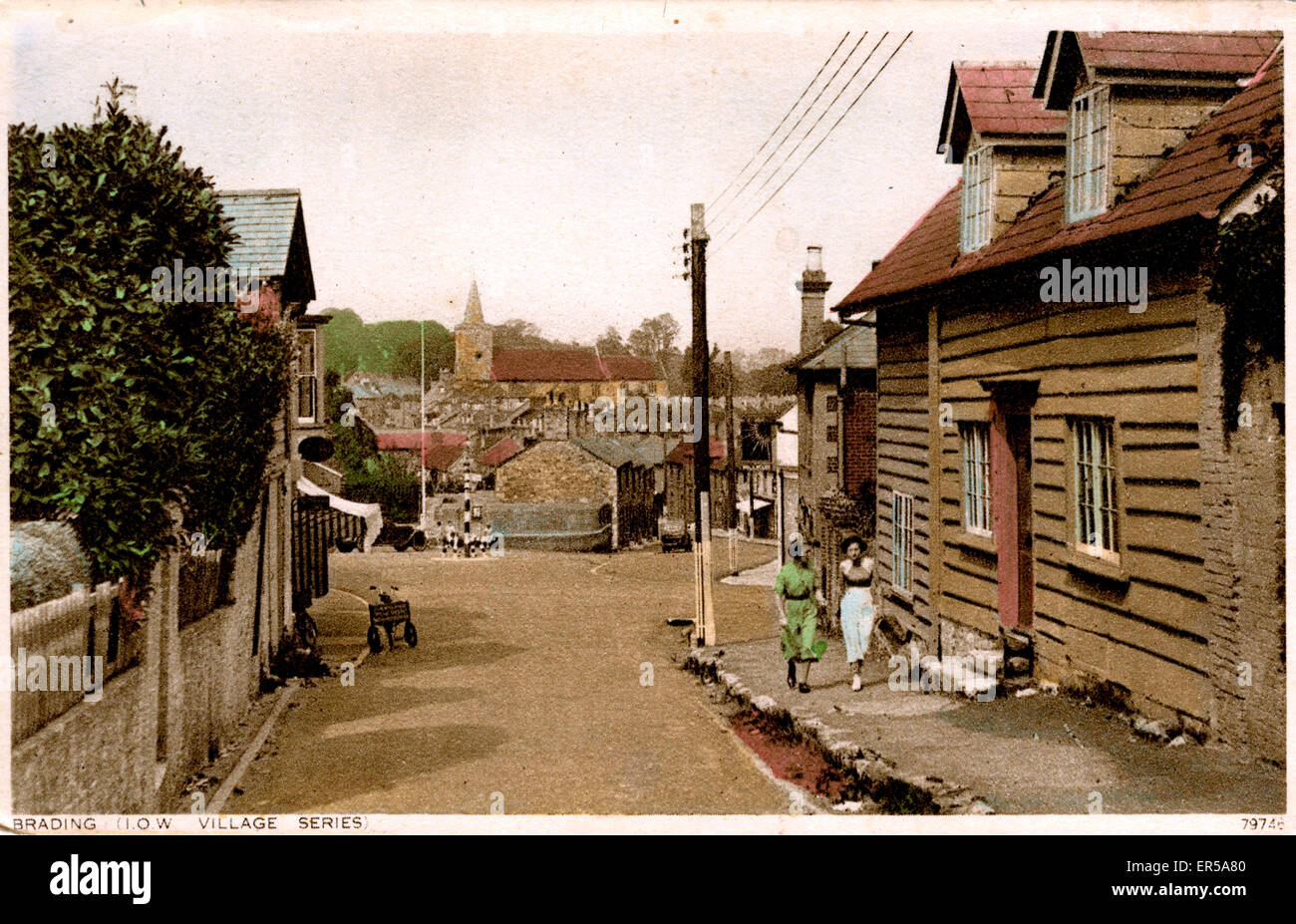 The Village, Brading, Isle of Wight Stock Photo - Alamy