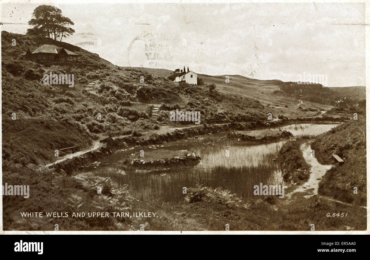 White Wells & Upper Tarn, Ilkley, Yorkshire Stock Photo - Alamy