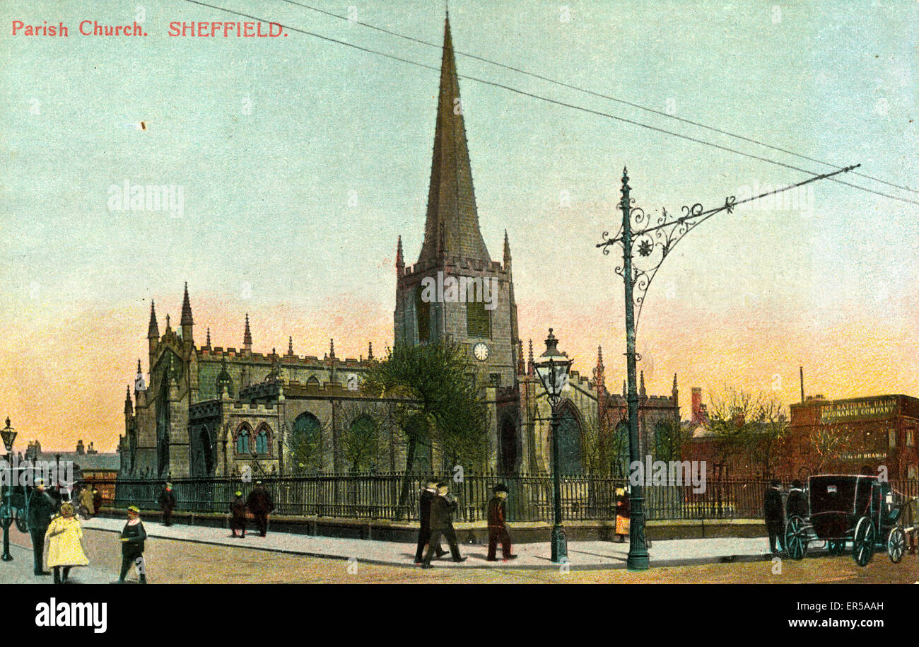 Parish Church, Sheffield, Yorkshire Stock Photo - Alamy