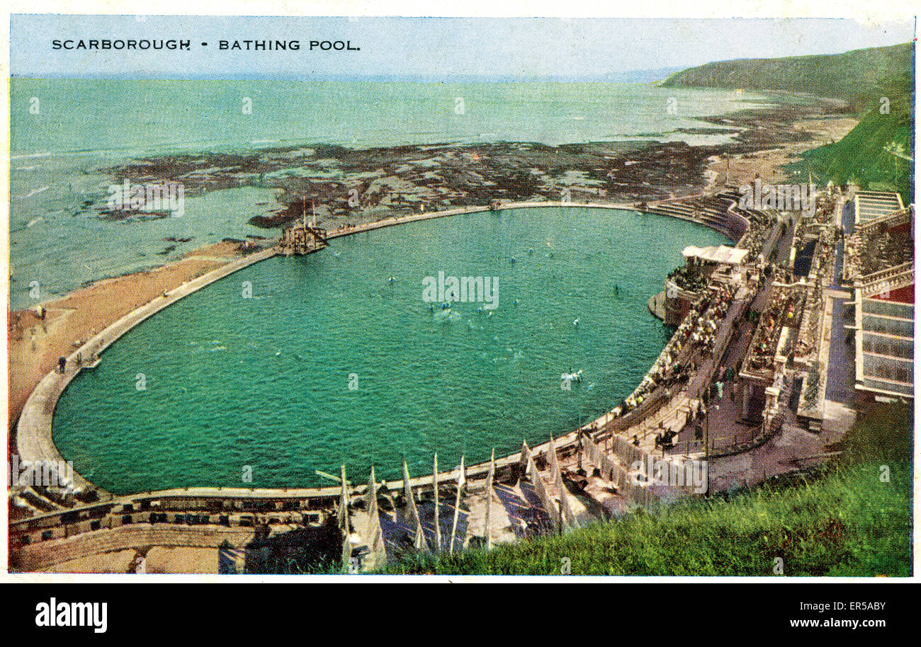 Bathing Pool, Scarborough, Yorkshire Stock Photo - Alamy