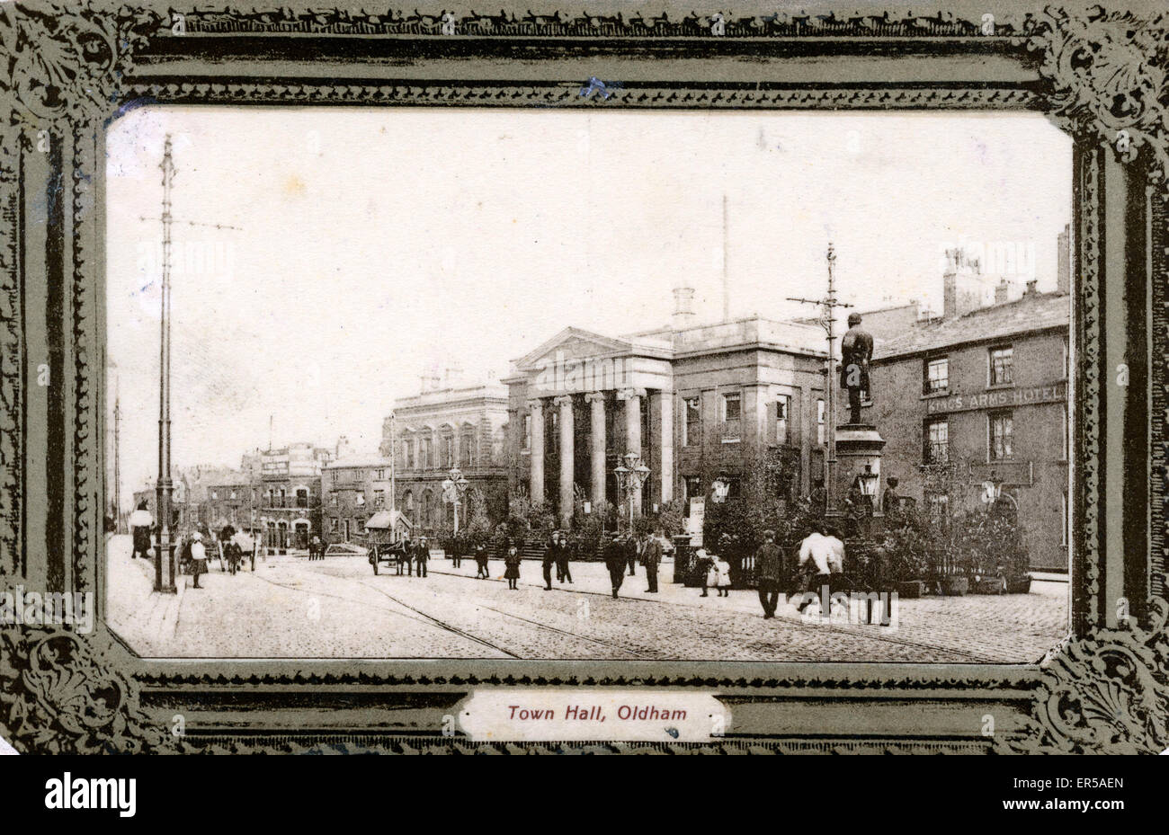 Town Hall, Oldham, Lancashire, England. 1907 Stock Photo - Alamy