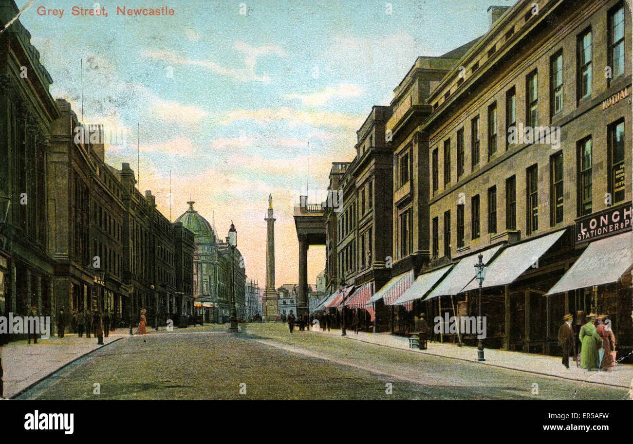 Grey street newcastle upon tyne hi-res stock photography and images - Alamy