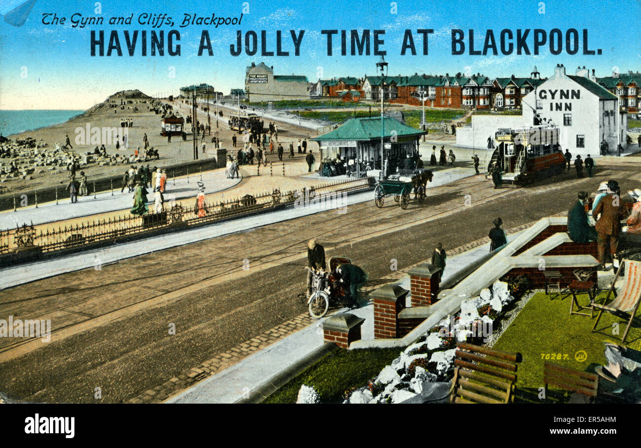 The Gynn & Cliffs, Blackpool, Lancashire Stock Photo - Alamy