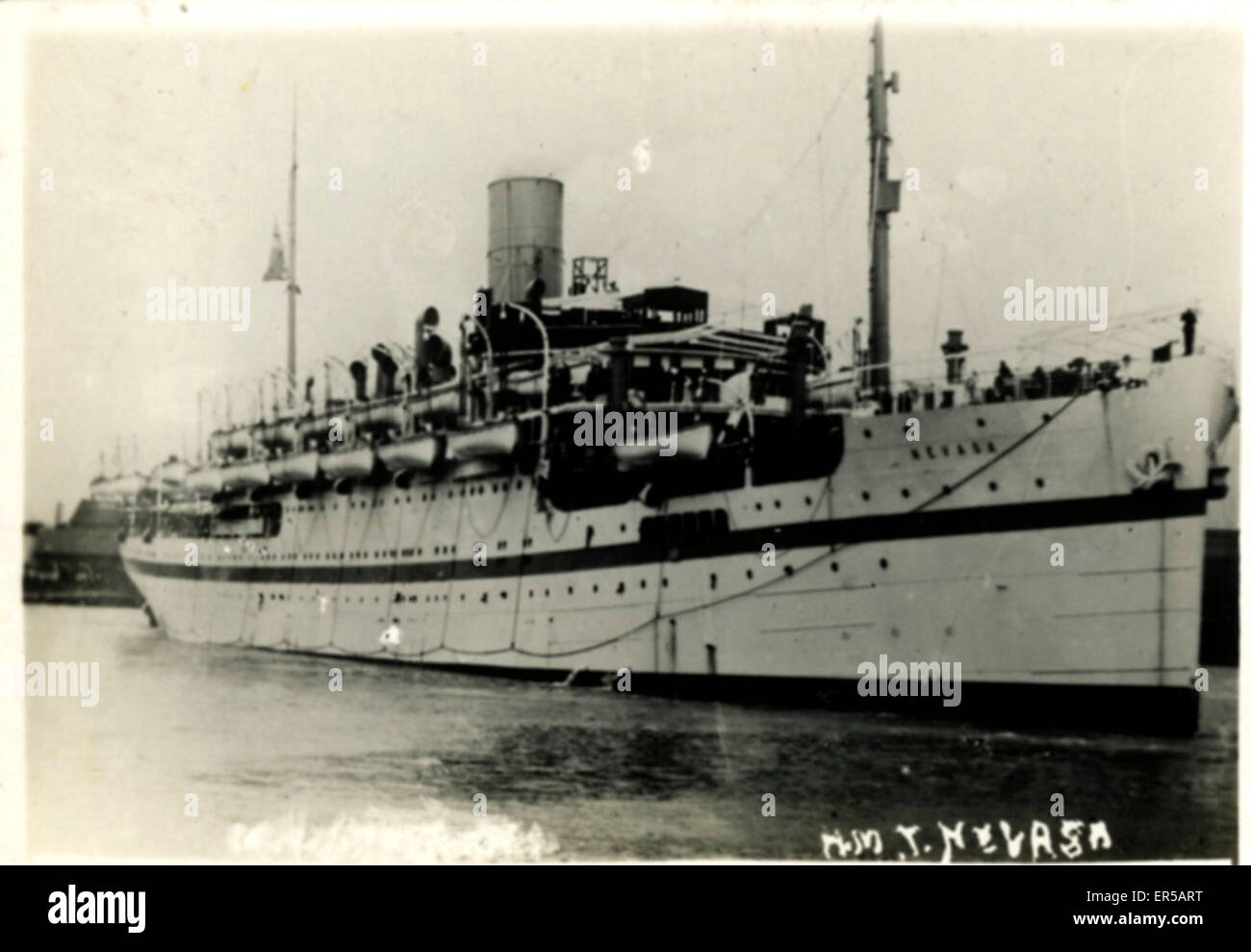 HMT (Hired Military Transport) Ship Nevasa Stock Photo - Alamy