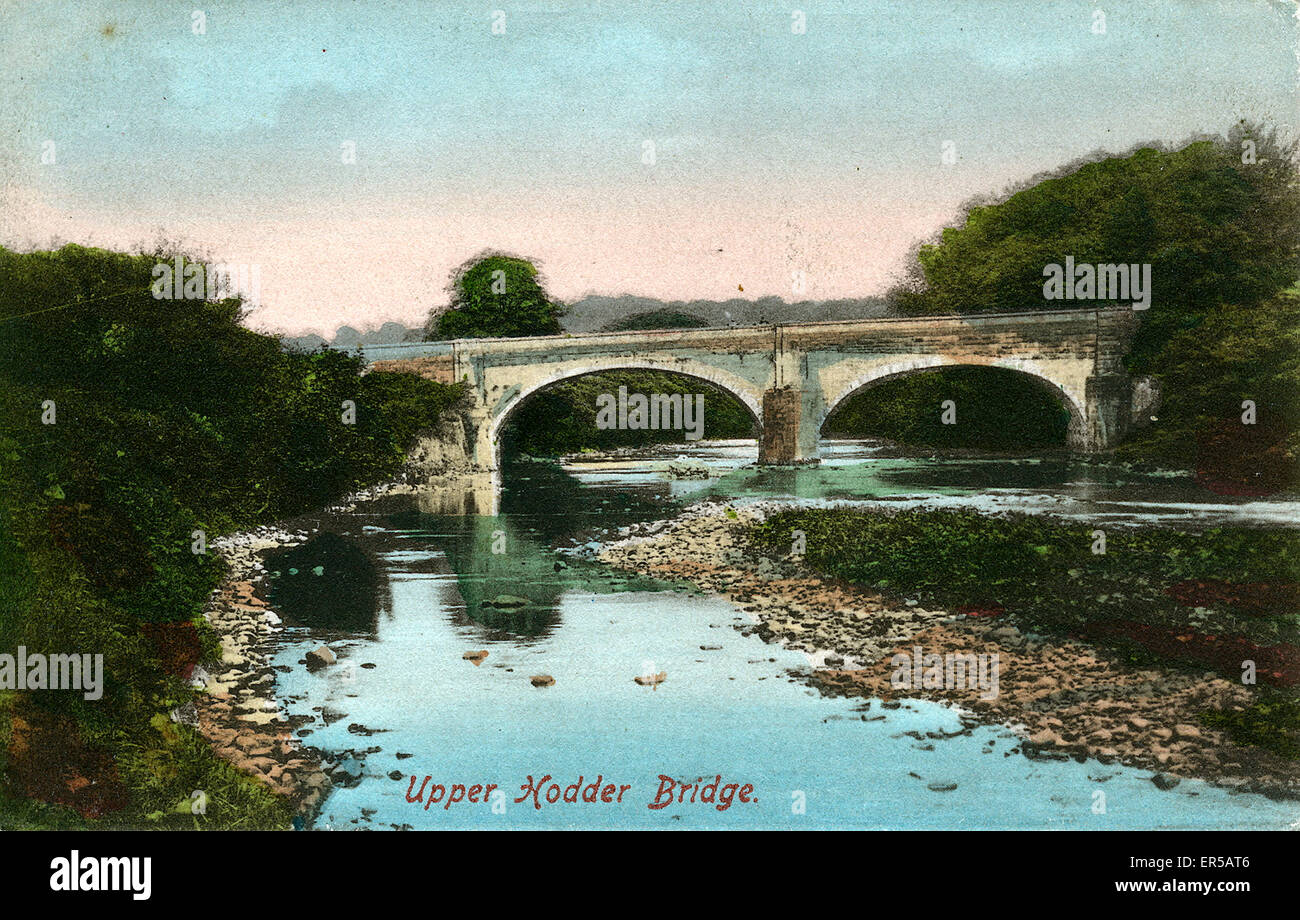 Higher - Upper Hodder Bridge, Near Barrow, Lancashire Stock Photo - Alamy