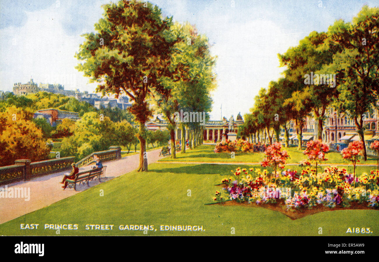 East Princes Street Gardens High Resolution Stock Photography and ...
