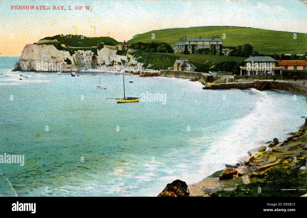 The Bay, Freshwater, Isle of Wight Stock Photo - Alamy