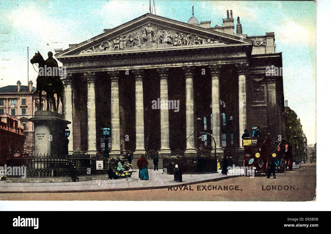 The Royal Exchange, London, London Stock Photo - Alamy