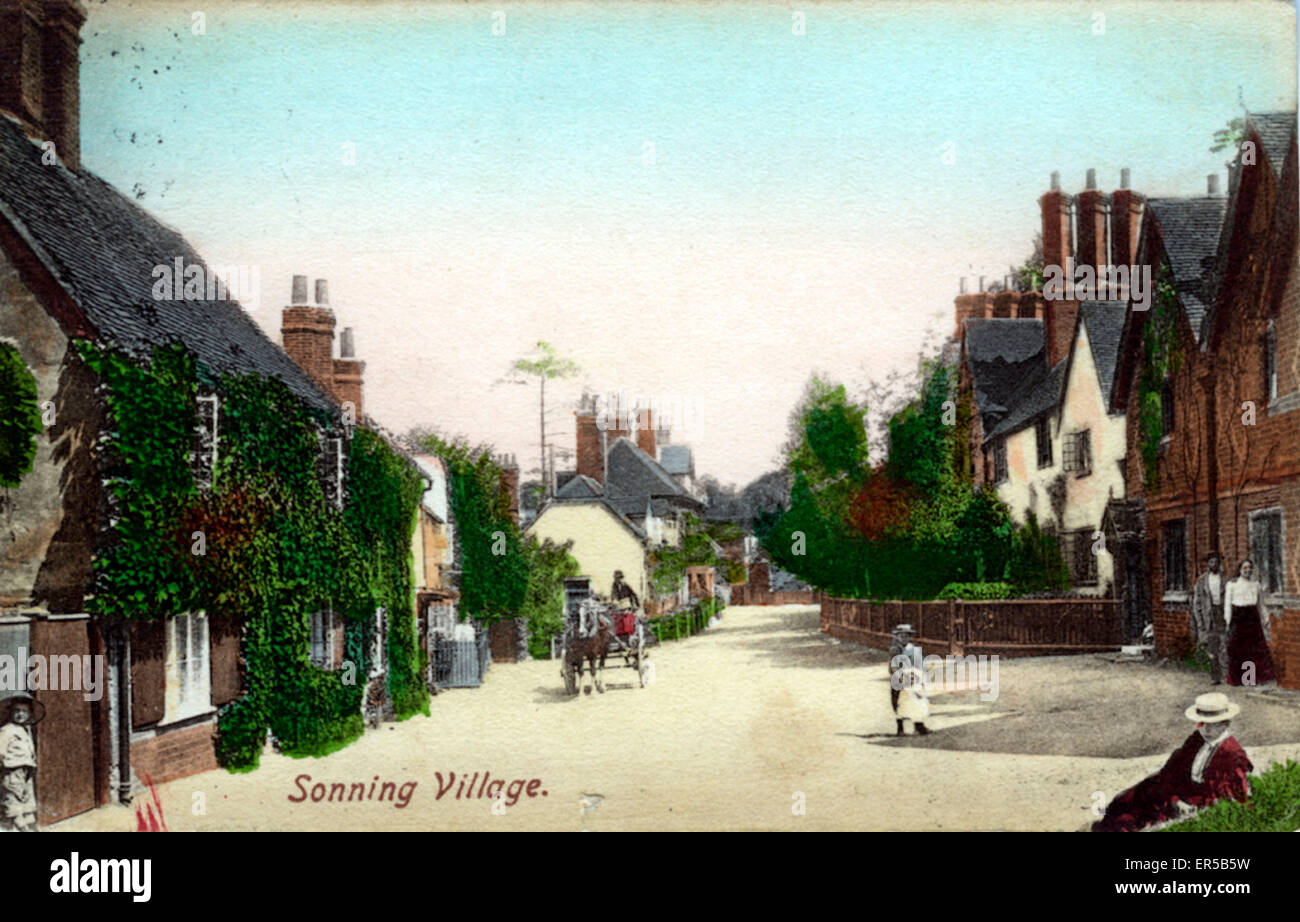 The Village, Sonning, Berkshire Stock Photo - Alamy