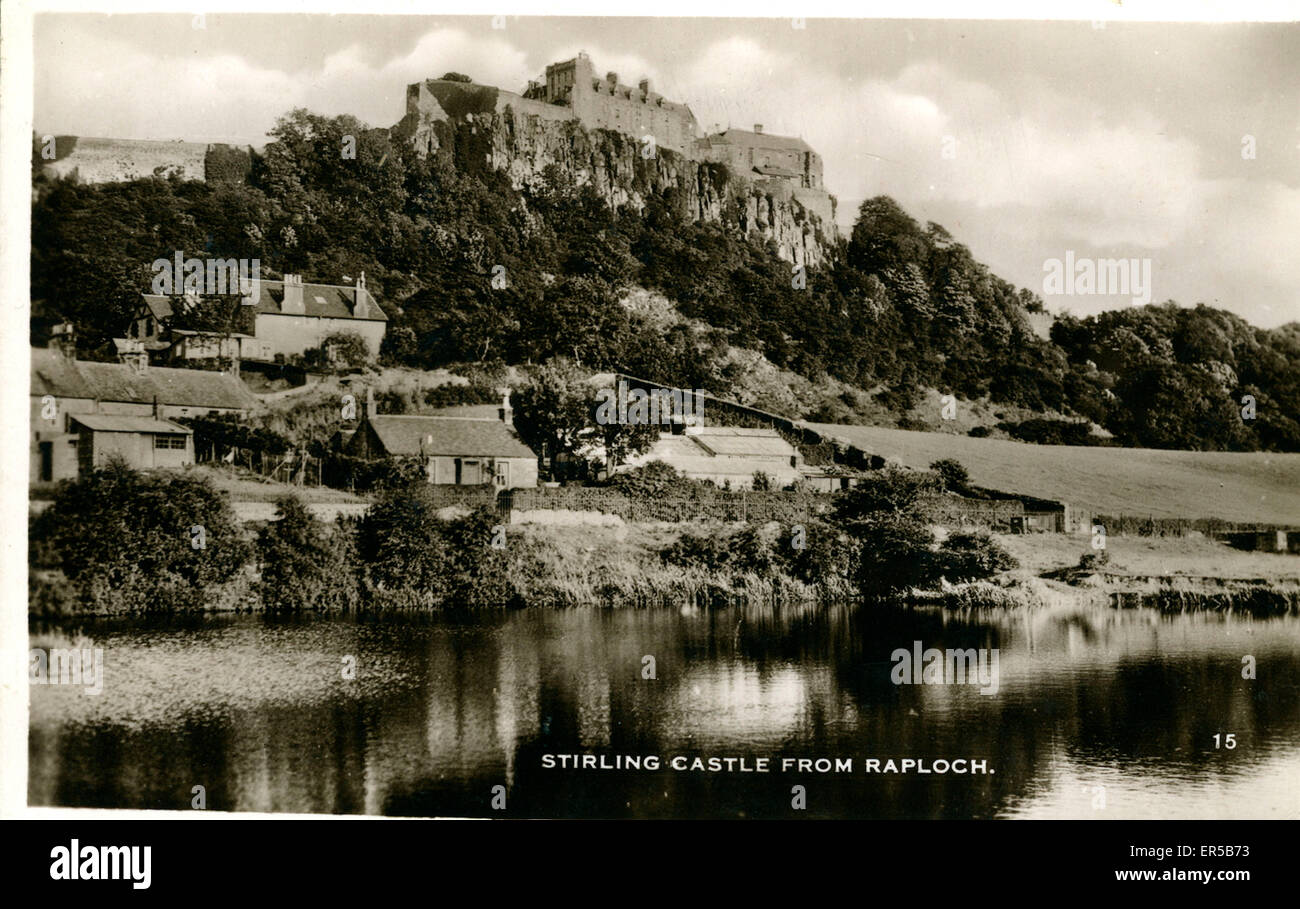 The Castle from Raplock, Stirling, Stirlingshire Stock Photo - Alamy