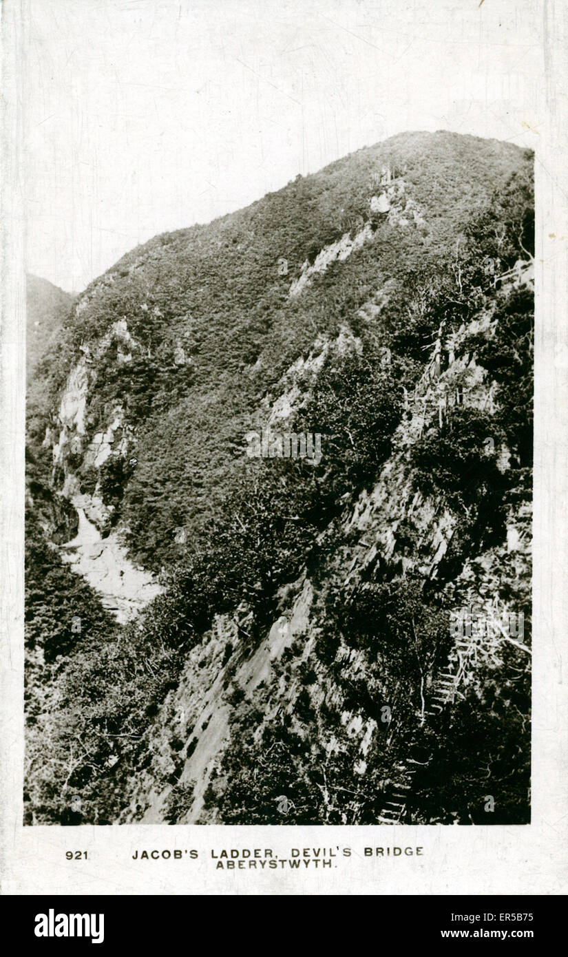 Jacob's Ladder, Devil's Bridge, Ceredigion Stock Photo - Alamy