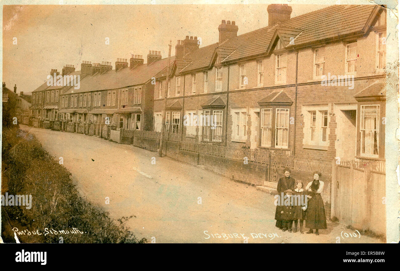 Chapel Street, Sidbury, Devon Stock Photo - Alamy