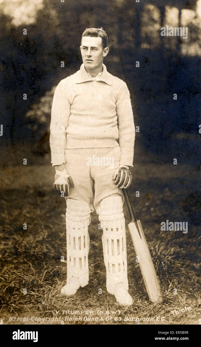 Cricketer Victor Trumper Stock Photo - Alamy