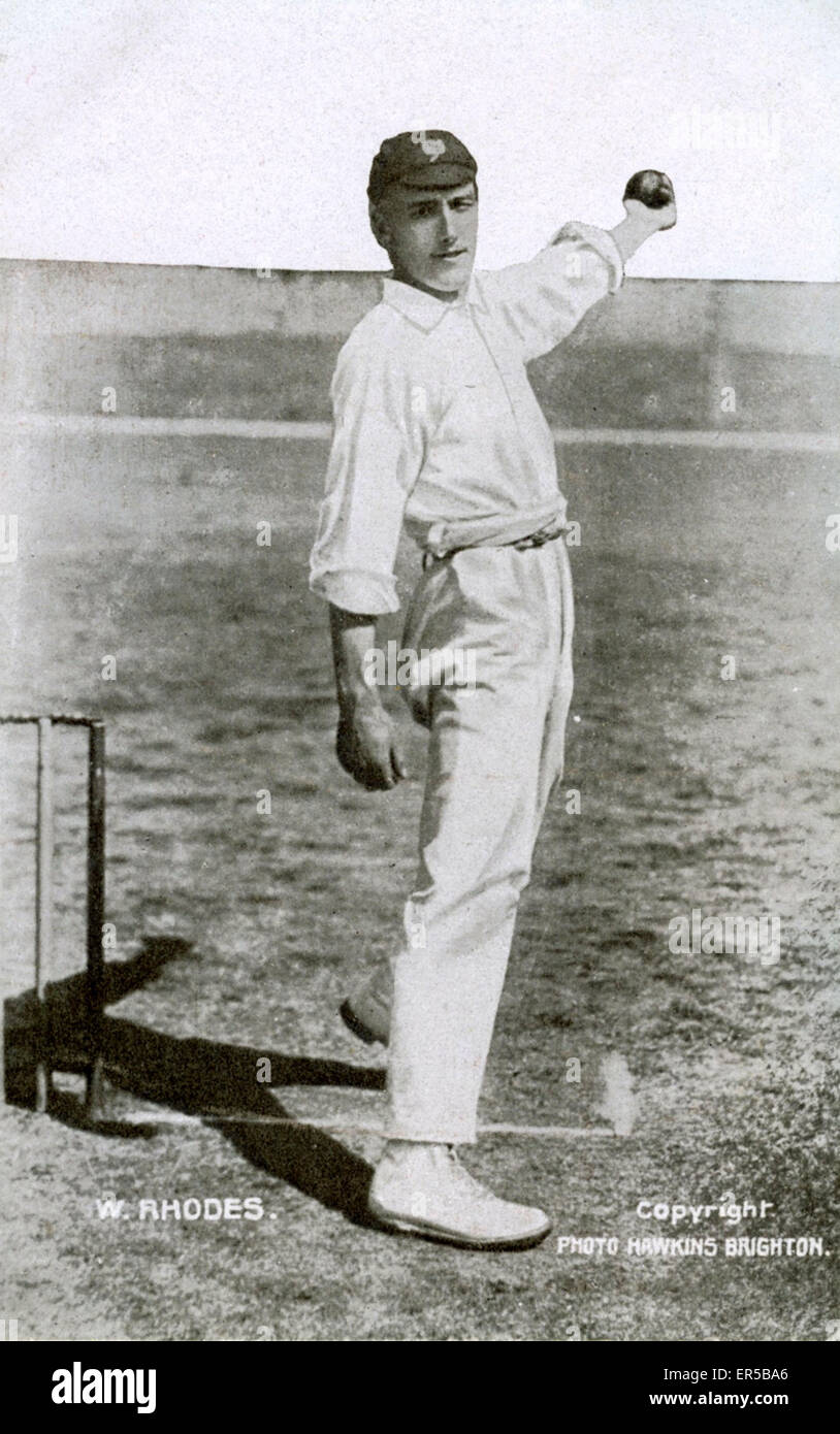 Cricketer Wilfred Rhodes Stock Photo - Alamy
