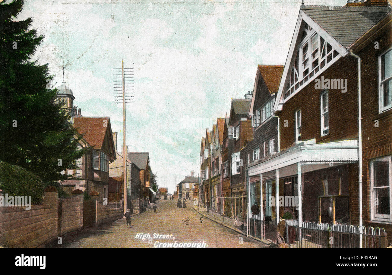 High Street, Crowborough, Sussex Stock Photo - Alamy
