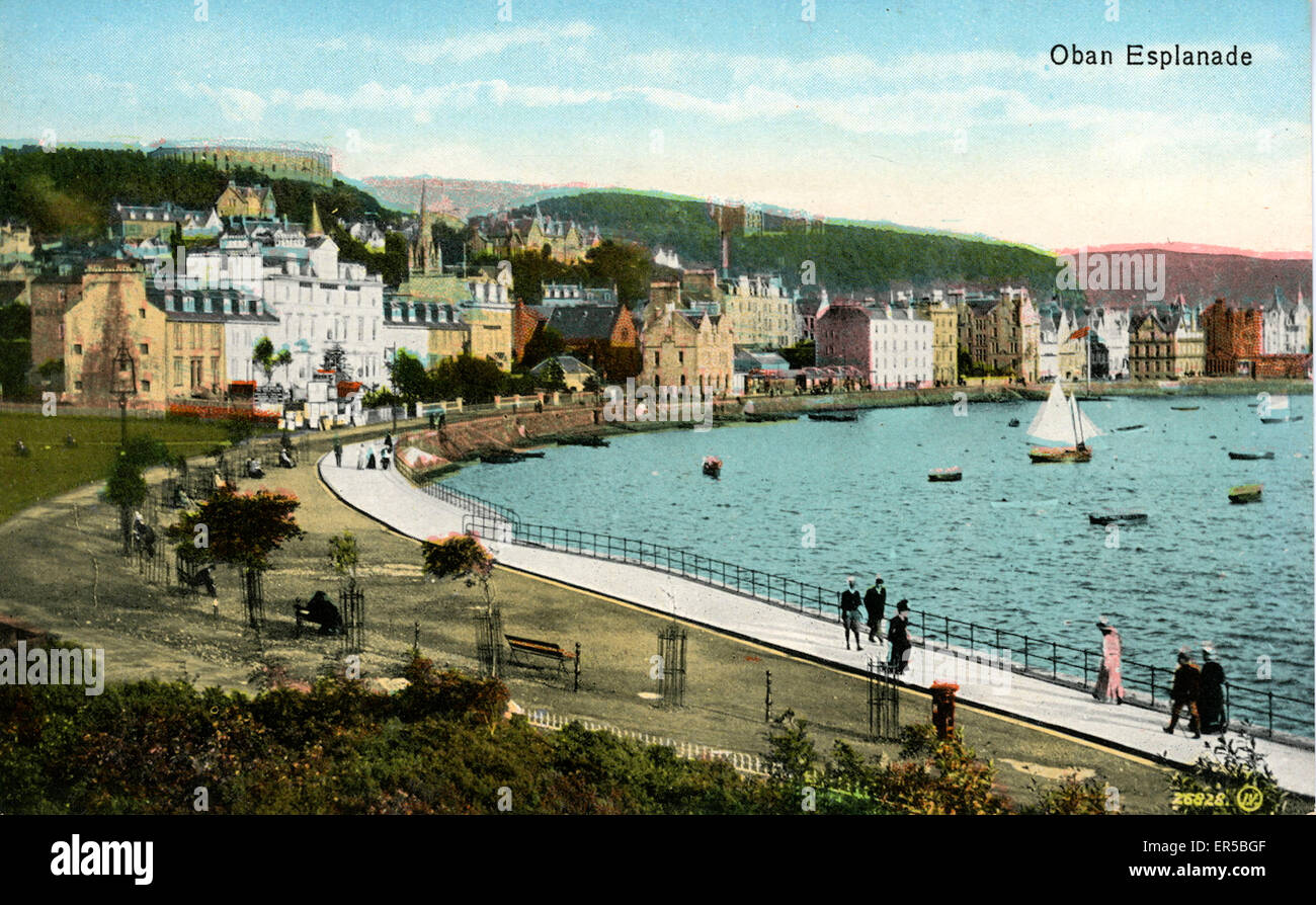 The Esplanade, Oban, Argyllshire Stock Photo - Alamy