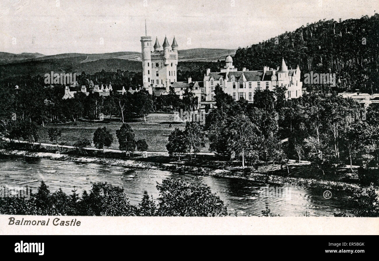 Balmoral castle ballater aberdeenshire scotland hi-res stock ...