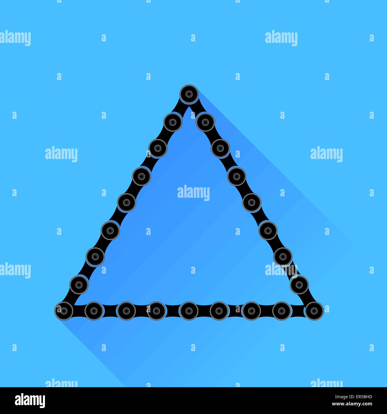 Steel bike frame Stock Vector Images - Alamy