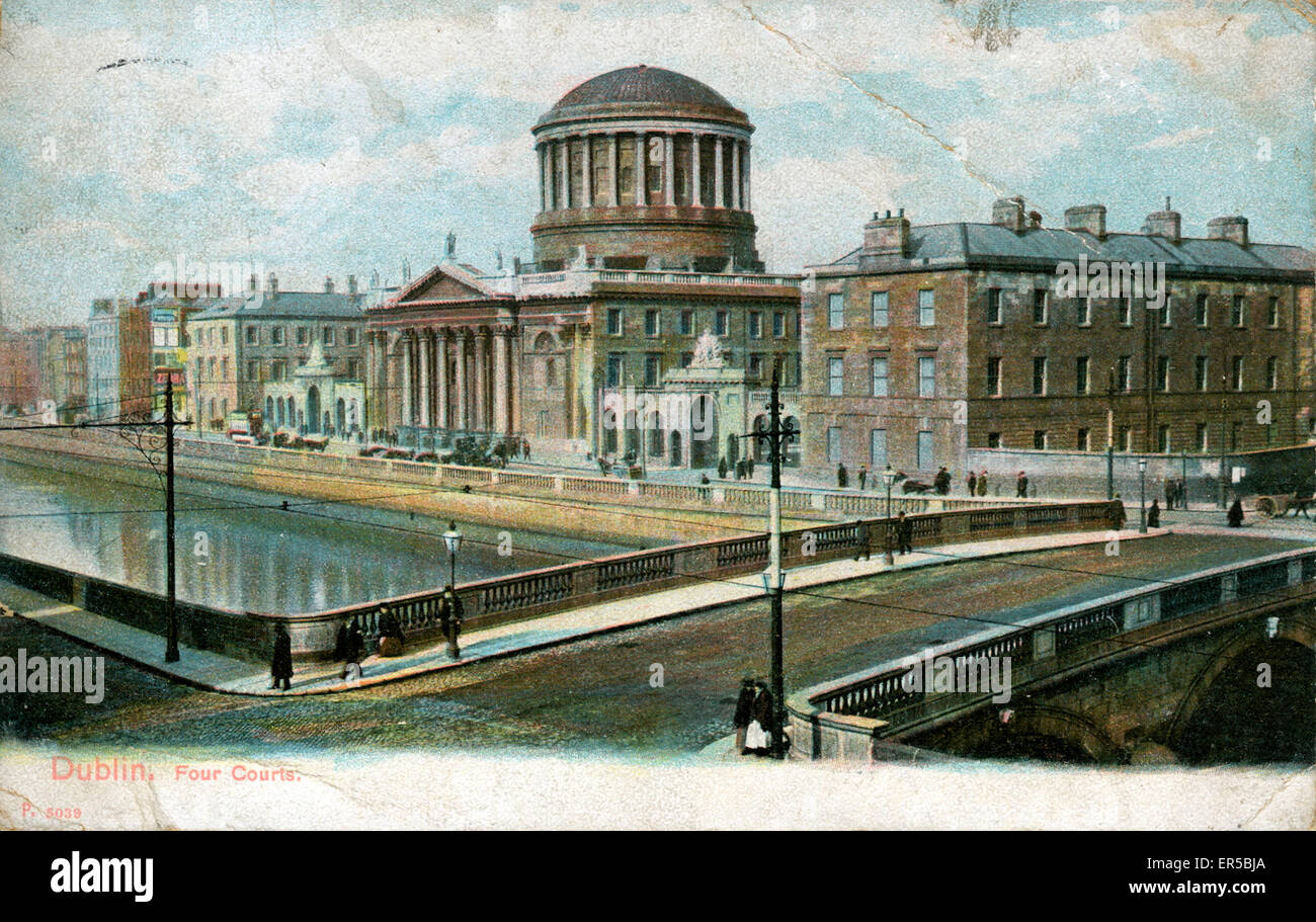 Four Courts, Dublin, County Dublin Stock Photo - Alamy