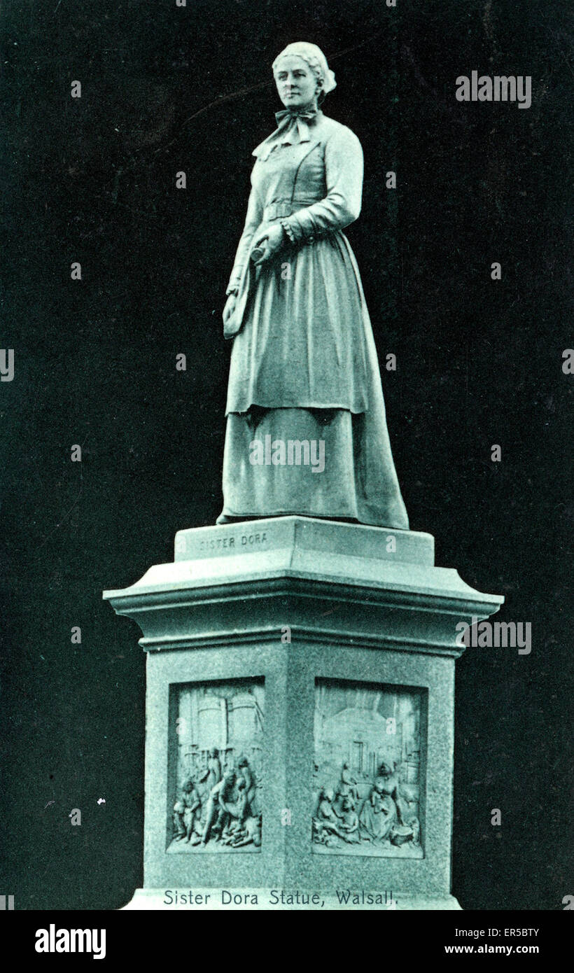 Sister Dora Statue, Walsall, Staffordshire Stock Photo - Alamy