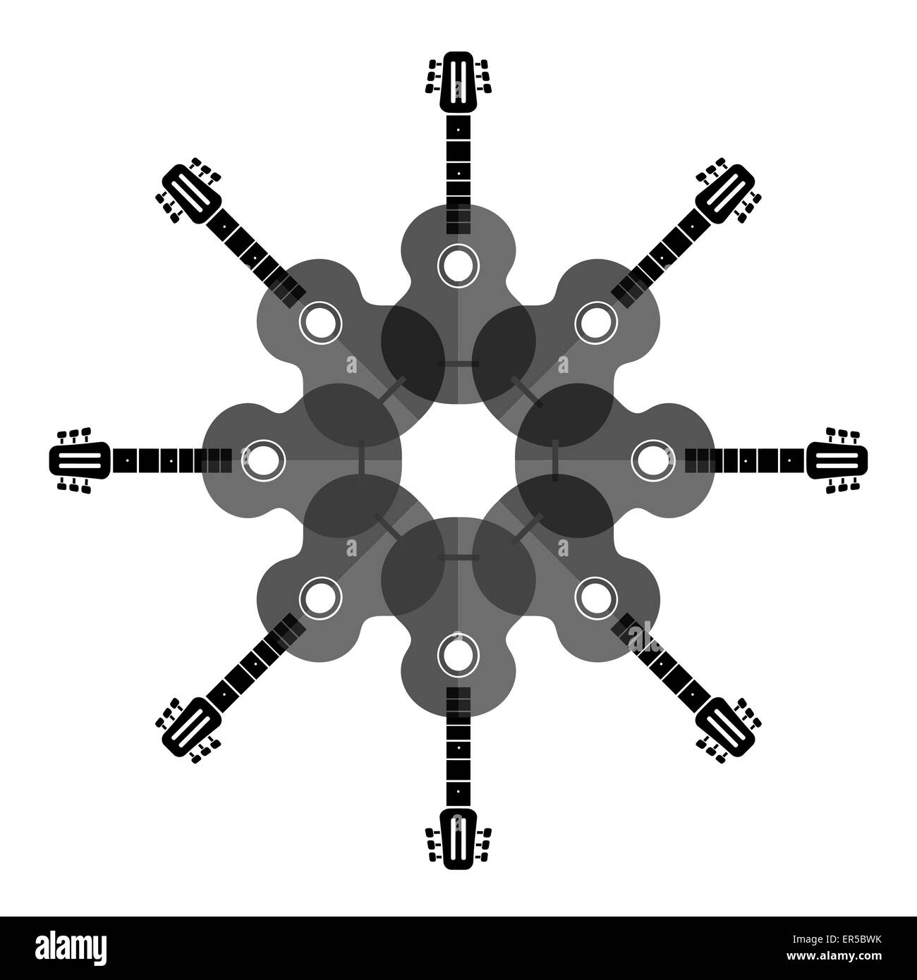 Metal guitar detail Stock Vector Images - Alamy