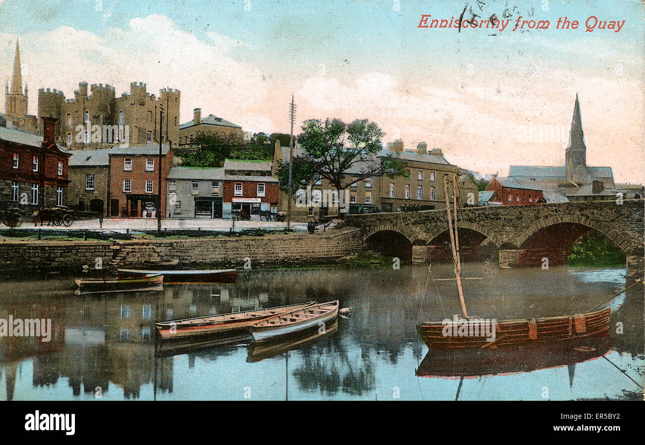 The River & Bridge, Enniscorthy, County Wexford Stock Photo - Alamy